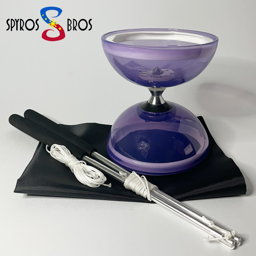 Purple Triple Bearing Diabolo Pro Set w/ LEDs – Spyros Bros